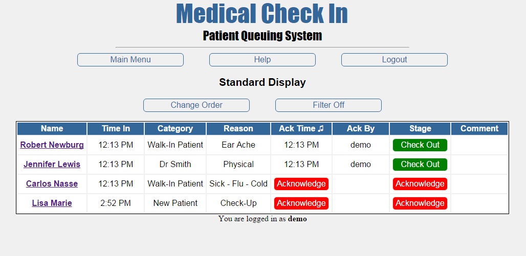 Medical Check In | A Better Sign In Sheet